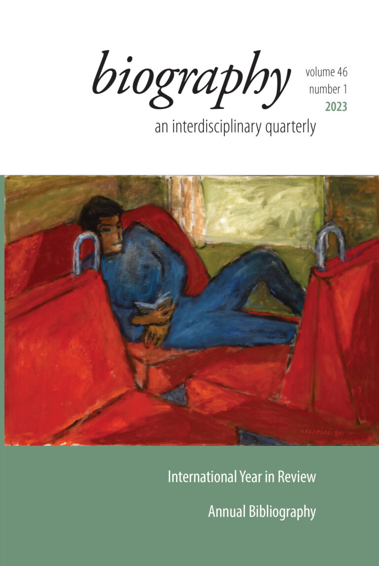 Biography: An Interdisciplinary Quarterly – UH Press